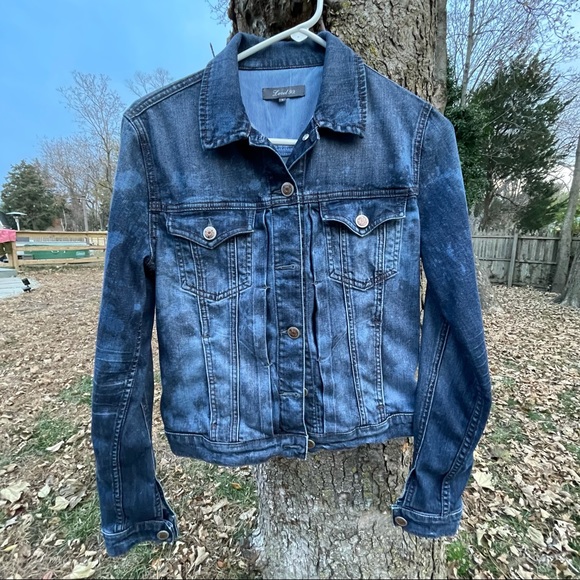 Level 99 | Jackets & Coats | Level 99 Bleached Denim Jacket | Poshmark